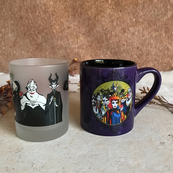 Disney | Dining | Disney Evil Female Villains Character Cup Mugs | Poshmark